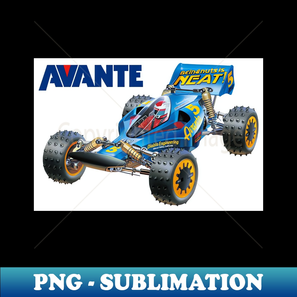 Vintage Radio Controlled Race Car - Avante - Premium PNG Sub - Inspire ...