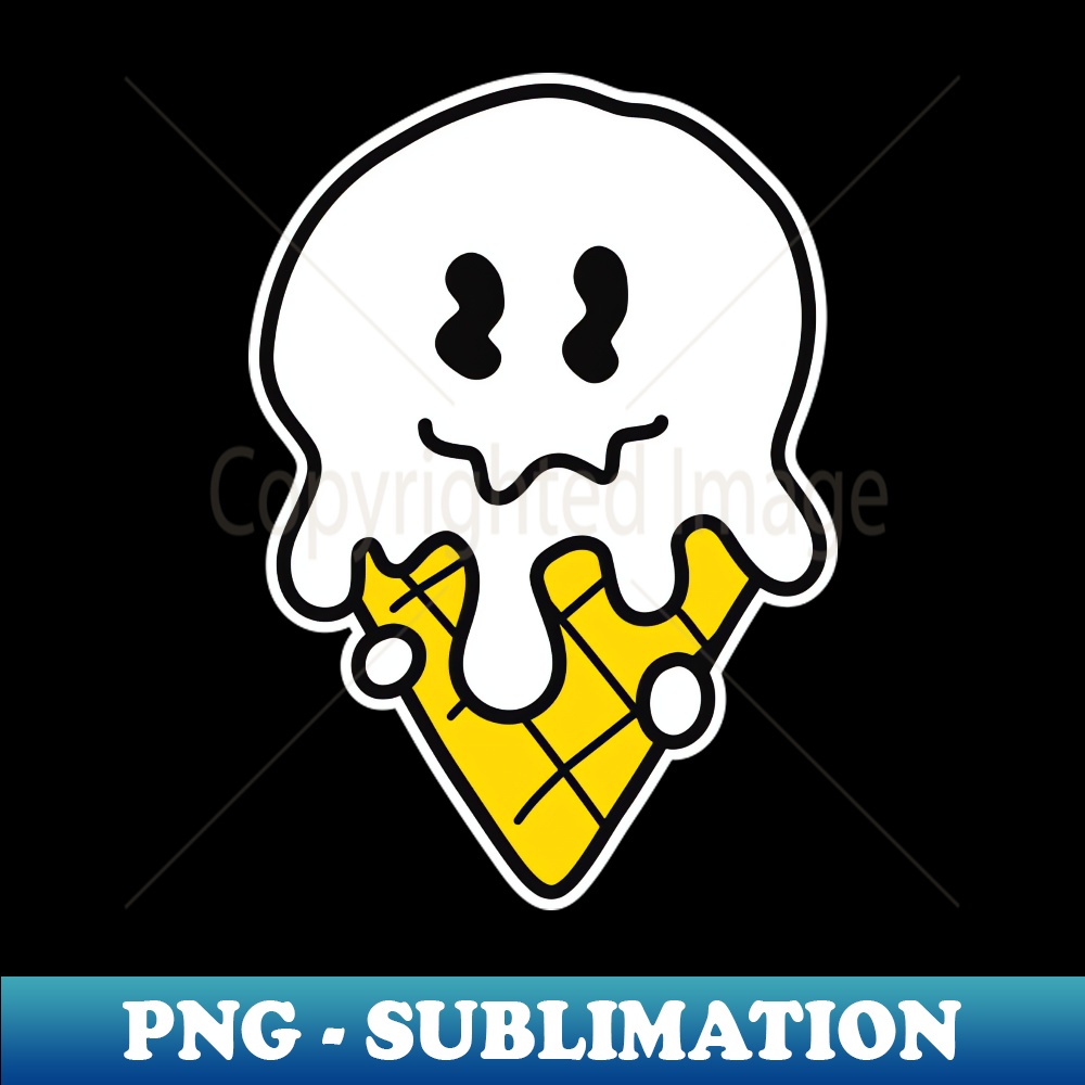 Melting deformed ice cream - Premium Sublimation Digital Dow | Inspire ...