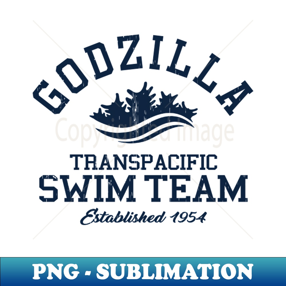 GODZILLA SWIM TEAM - Aesthetic Sublimation Digital File - Un - Inspire ...