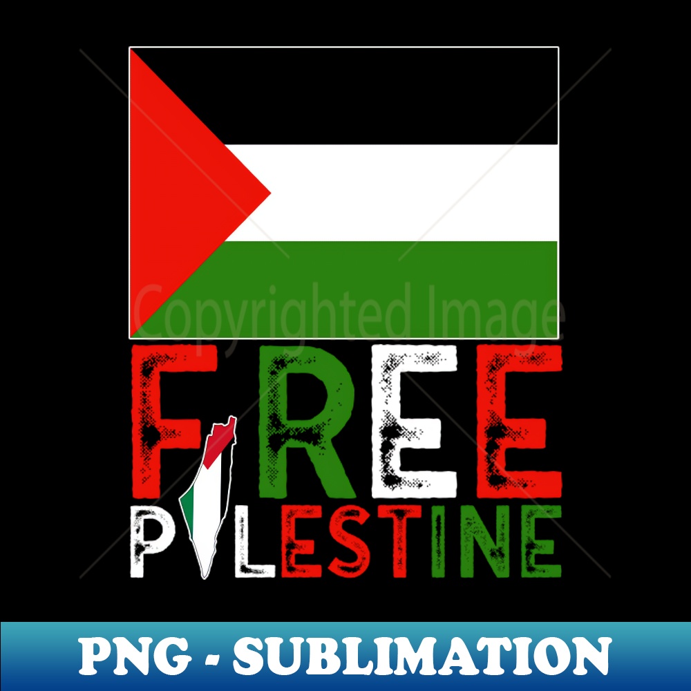 Free Palestine Flag Arabic Free Gaza Palestinian Flag - Vint - Inspire ...