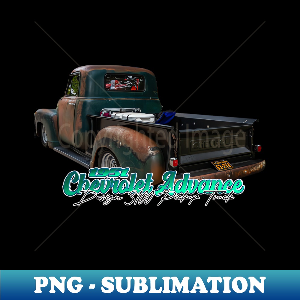 1951 Chevrolet Advance Design 3100 Pickup Truck - Retro PNG | Inspire ...