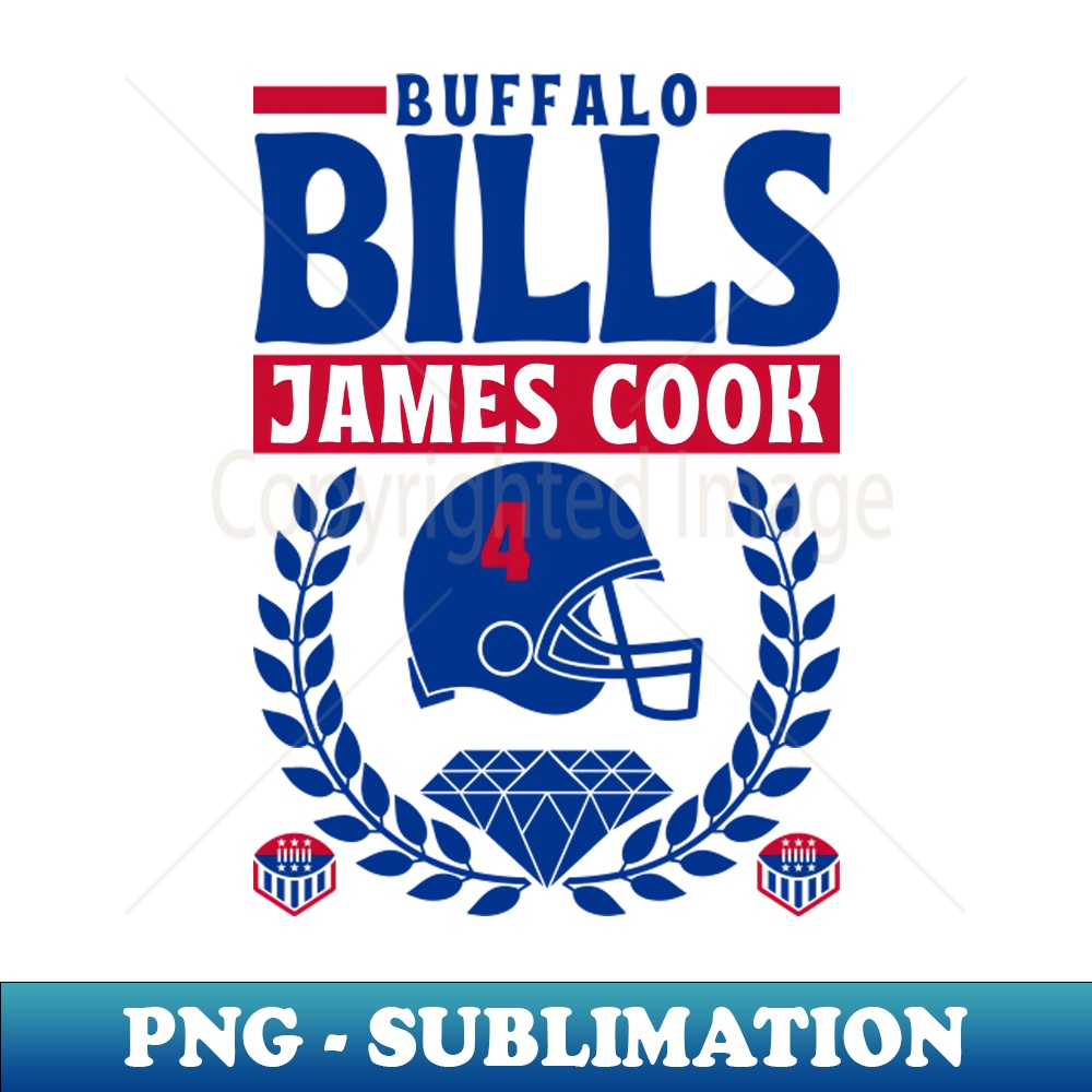 Buffalo Bills James Cook 4 Edition 3 - Sublimation-Ready PNG | Inspire ...
