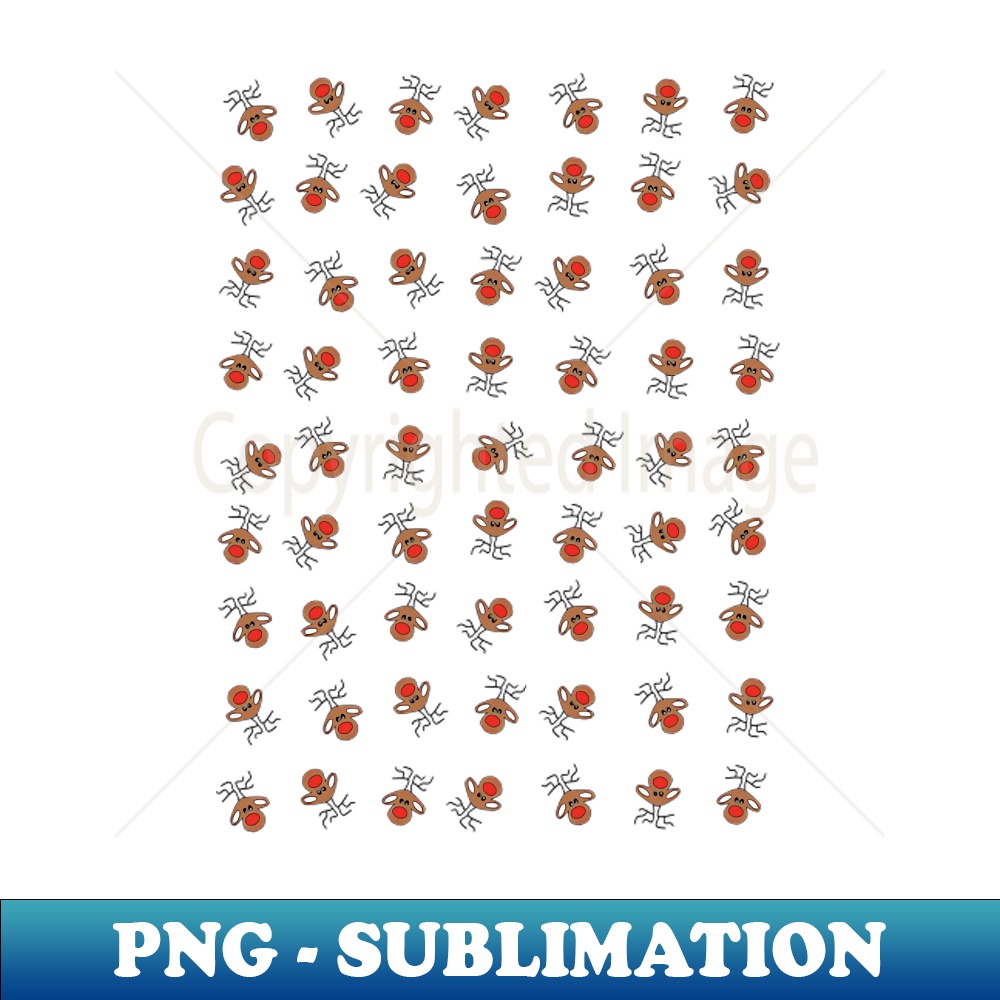 FUNNY Reindeer Whirl - PNG Transparent Sublimation File - Vi | Inspire ...