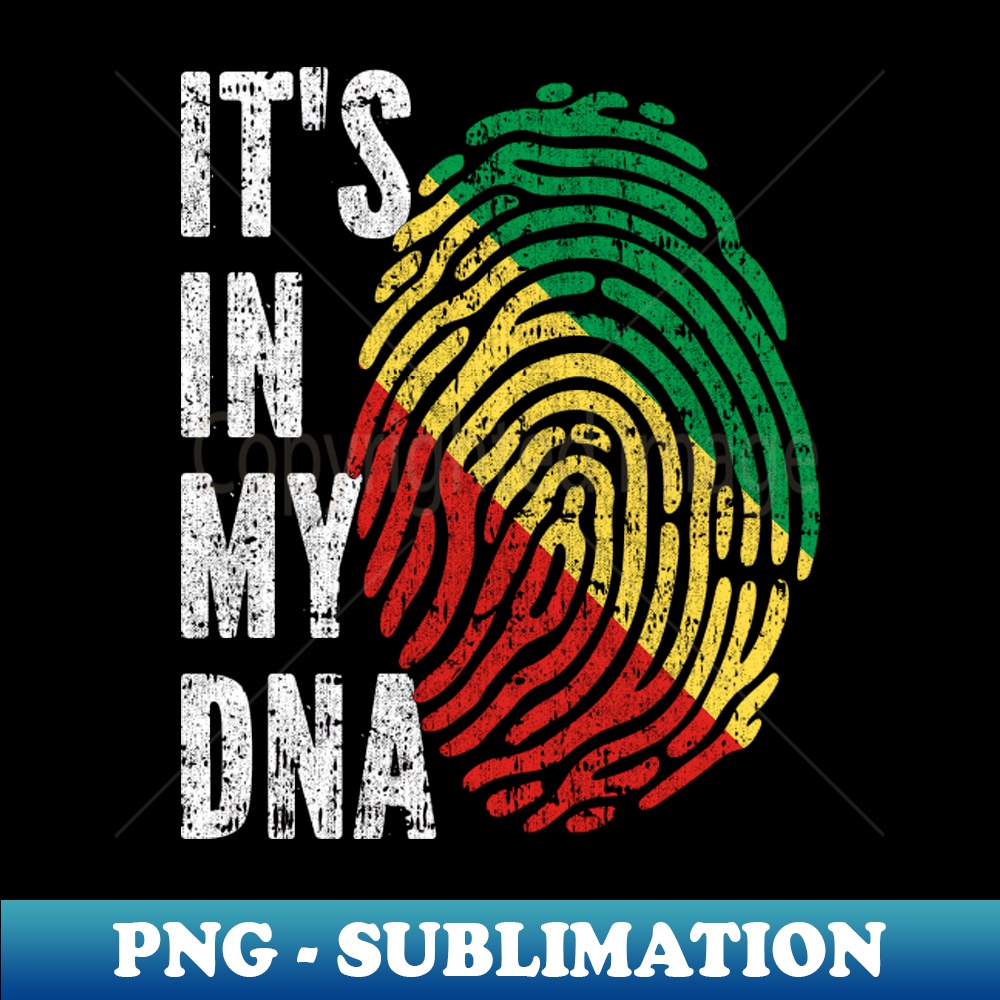 ITS IN MY DNA The Republic of the Congo Flag Men Women Kids | Inspire ...