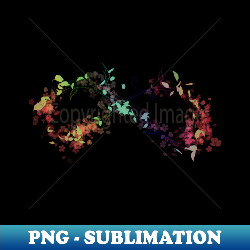 Flowers Infinity Symbol - PNG Sublimation Digital Download - | Inspire ...