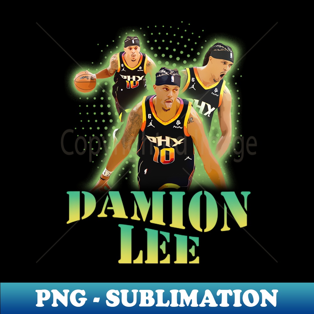 Damion Lee Basketball Poster Style - Sublimation-Ready PNG F - Inspire ...
