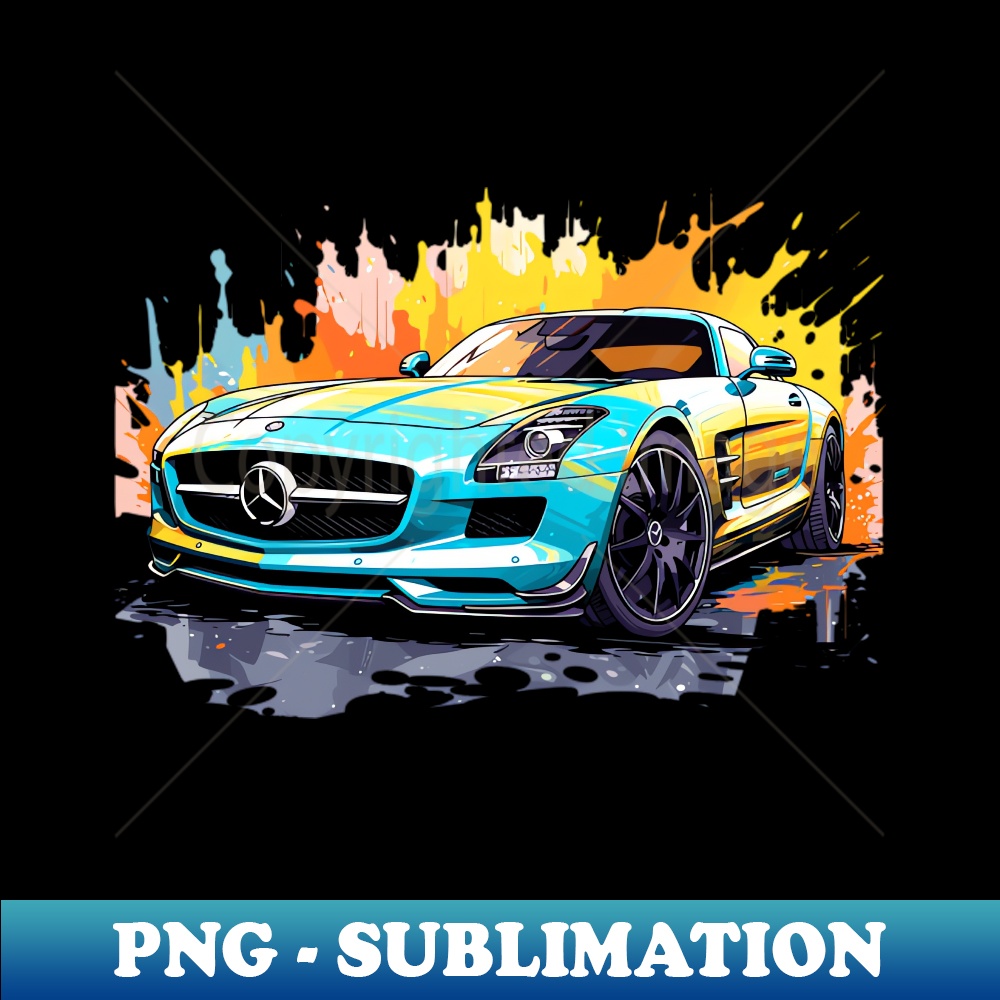 Mercedes SLS AMG - Premium PNG Sublimation File - Enhance Yo | Inspire ...