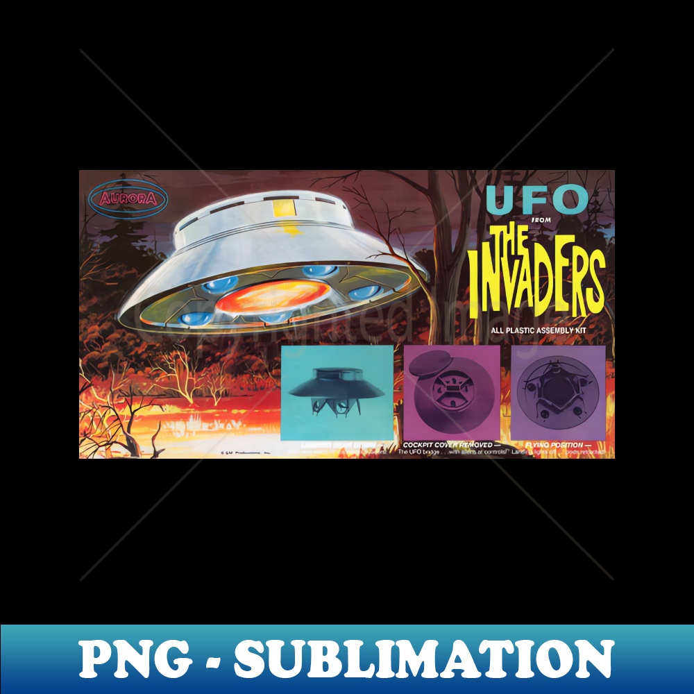 Vintage Model Kit Box Art - Aurora UFO from The Invaders - P | Inspire ...