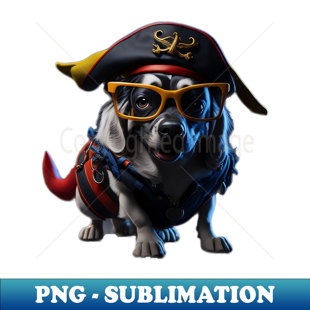 Pirate Dog - Swashbuckling and Playful Artwork for Dog Lover | Inspire ...