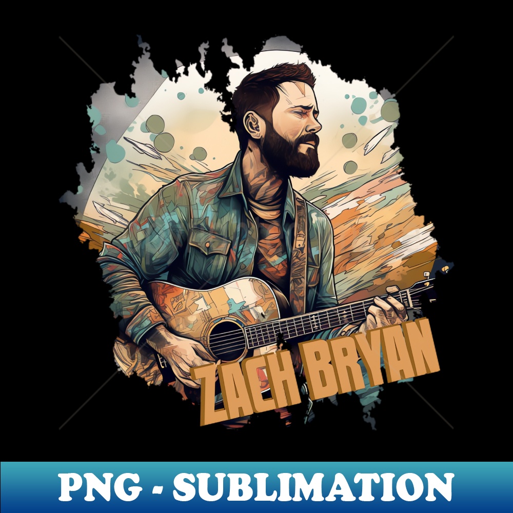 Zach Bryan - Zach Singer - Signature Sublimation PNG File - | Inspire ...