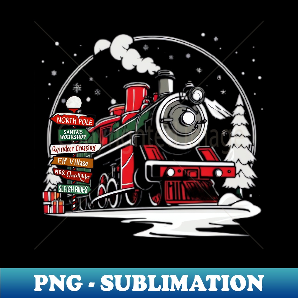 POLAR EXPRESS - PNG Transparent Sublimation File - Revolutio | Inspire ...