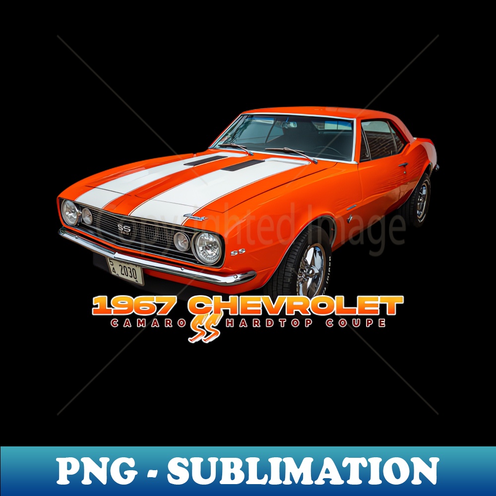 1967 Chevrolet Camaro SS Hardtop Coupe - PNG Sublimation Dig | Inspire ...