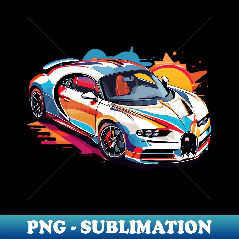 Bugatti Chiron - PNG Transparent Sublimation Design - Enhanc | Inspire ...