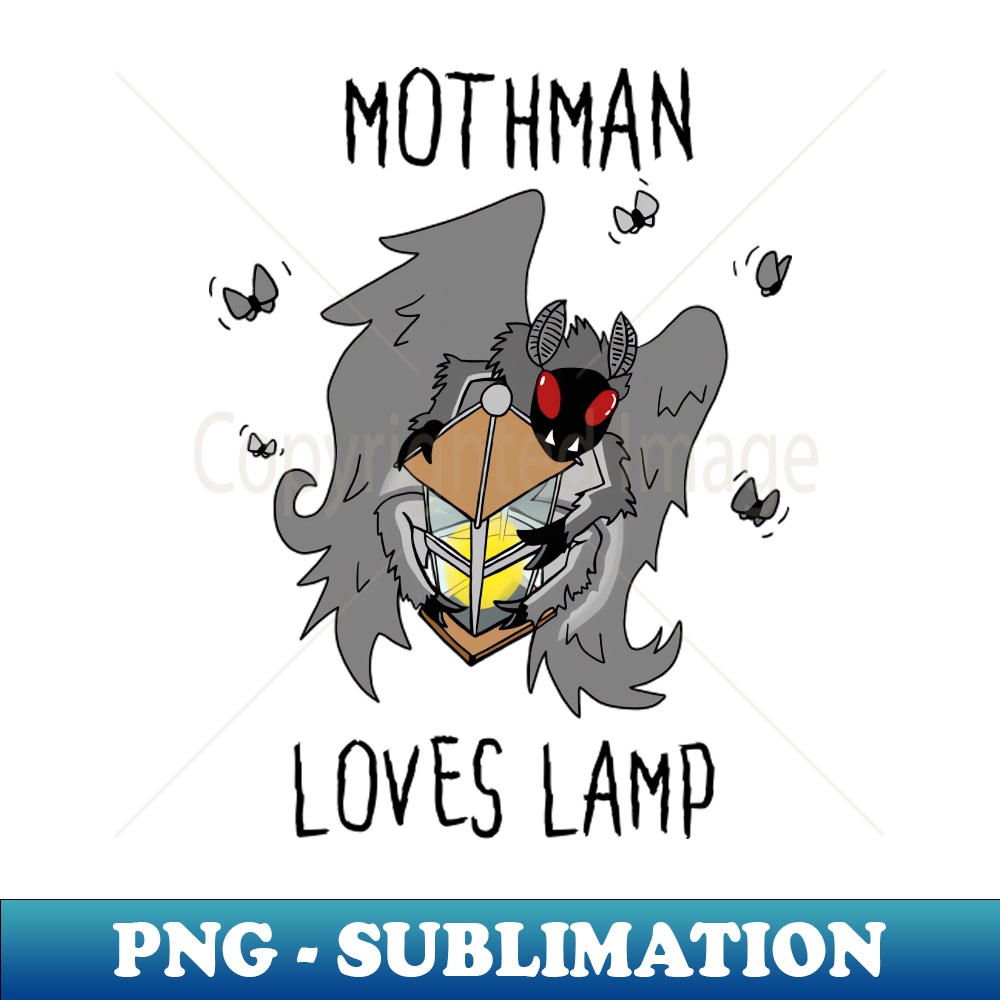 Mothman Loves Lamp - PNG Transparent Sublimation Design - Ad - Inspire ...