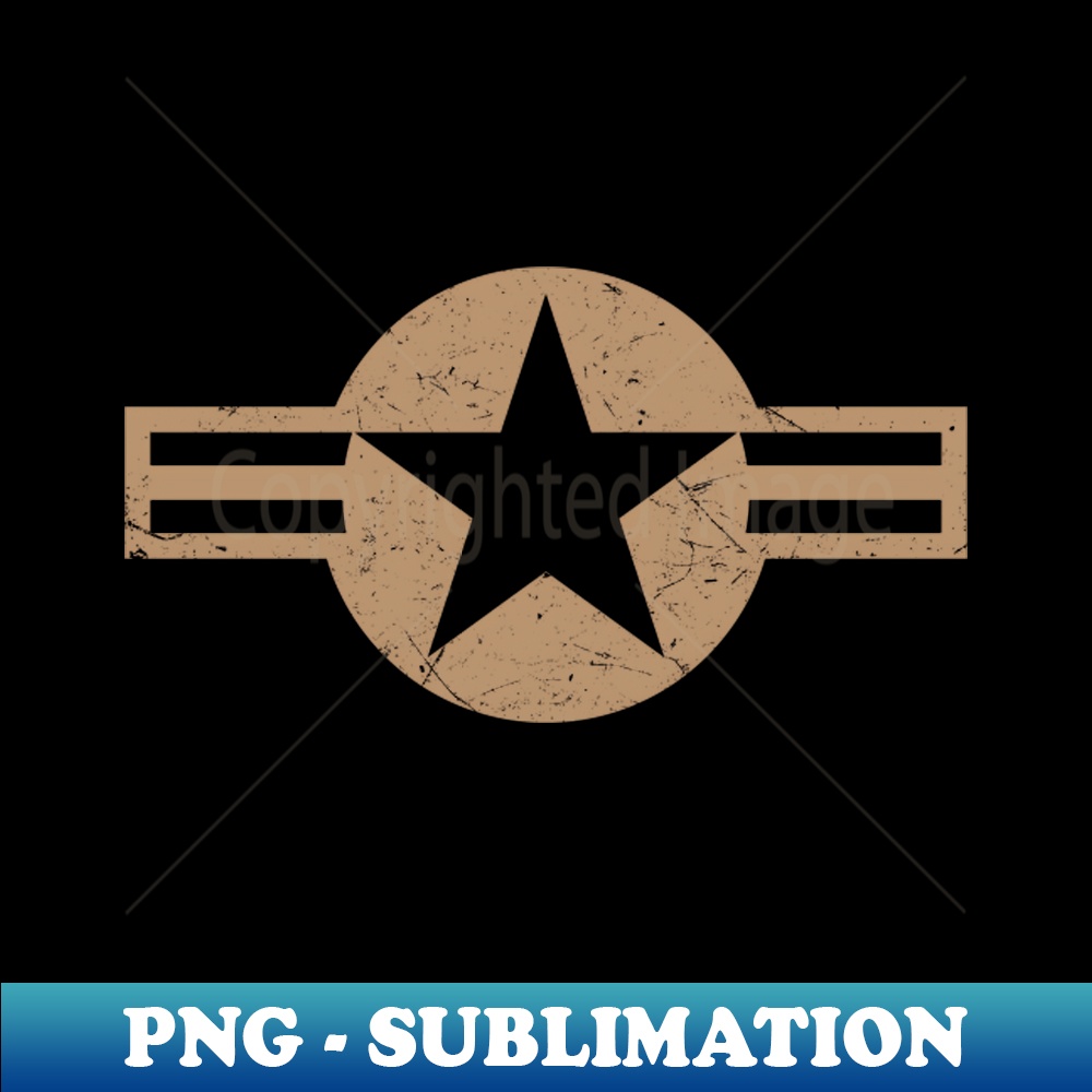 Roundel of the USAF WW2 - Artistic Sublimation Digital File | Inspire ...