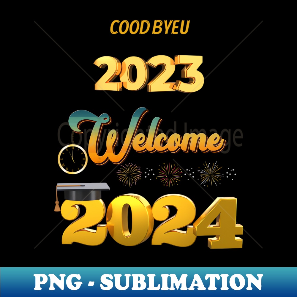 new yrar 2024 - High-Resolution PNG Sublimation File - Unlea - Inspire ...