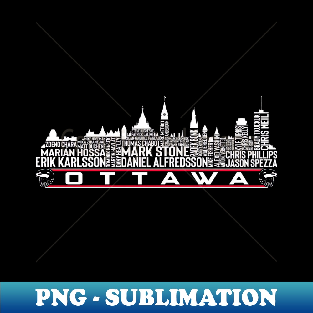 Ottawa Hockey Team All Time Legends Ottawa City Skyline - Pr - Inspire ...