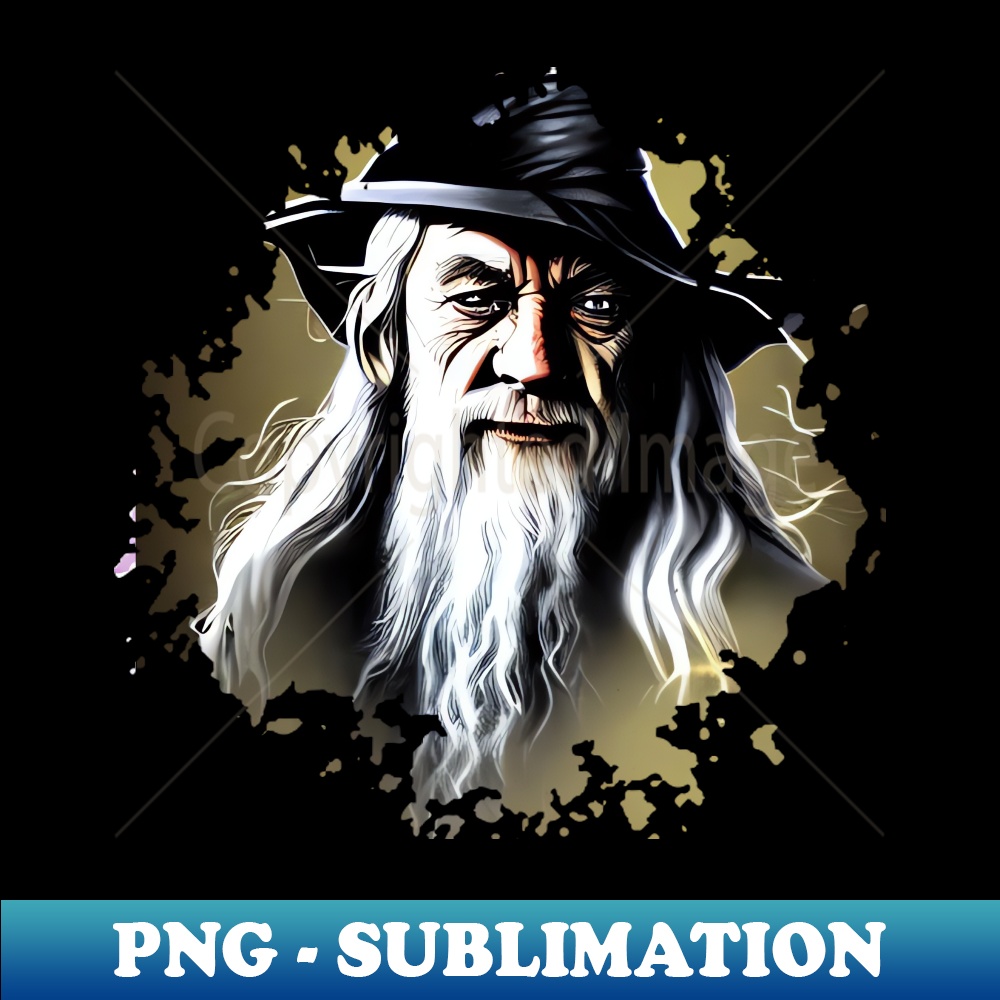 Lord of the rings Gandalf - Retro PNG Sublimation Digital Do | Inspire ...