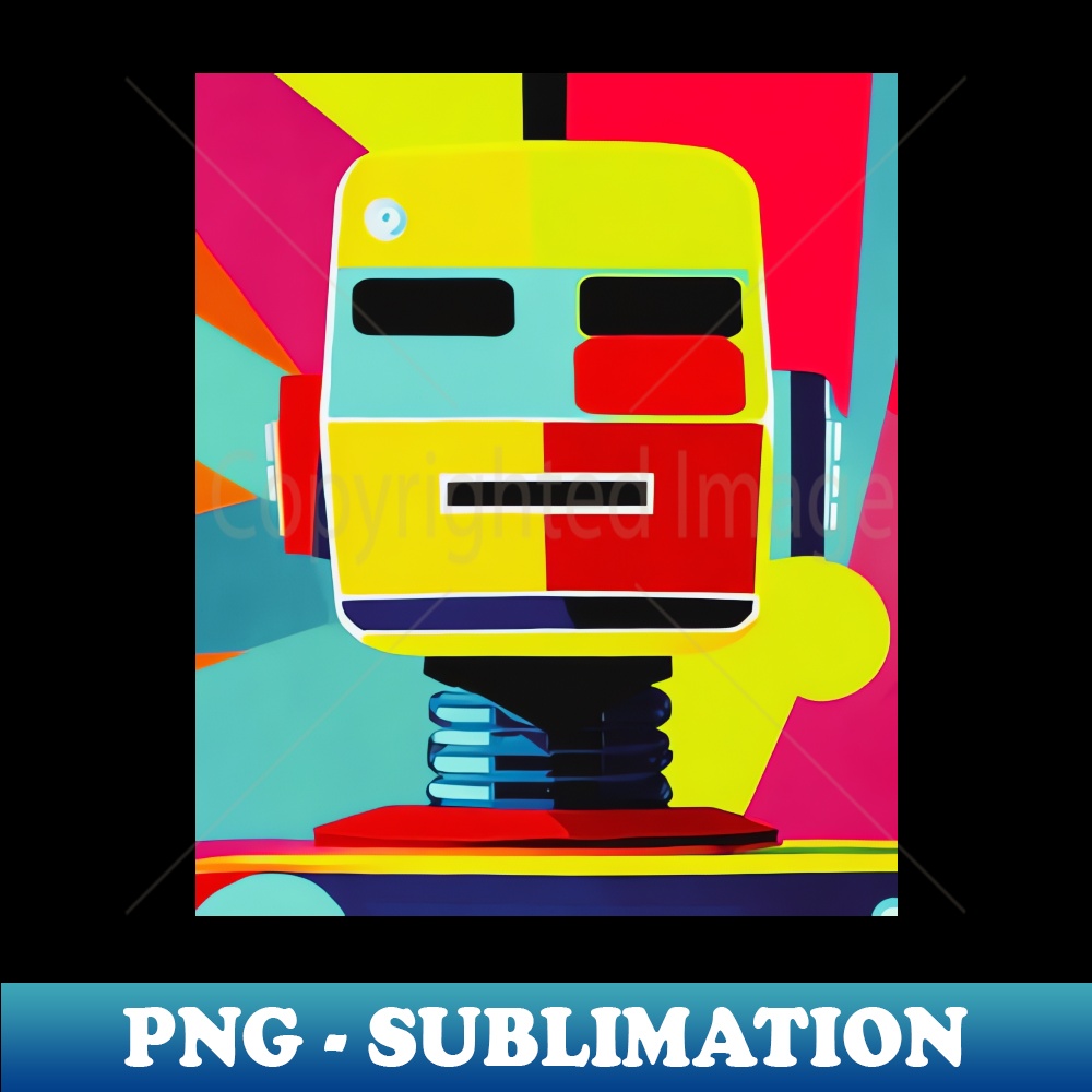Robot full color - Aesthetic Sublimation Digital File - Brin | Inspire ...