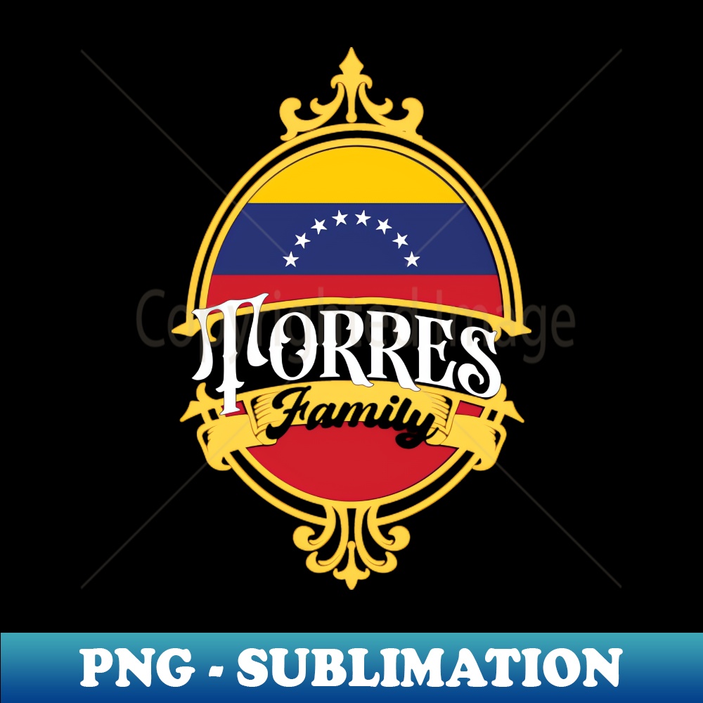 Torres Family - Venezuela Flag - Artistic Sublimation Digita | Inspire ...