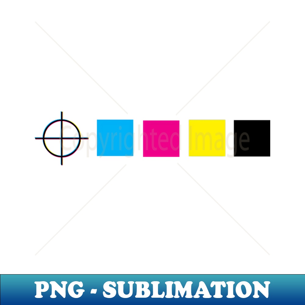 CMYK Calibration Marks - PNG Sublimation Digital Download - - Inspire ...