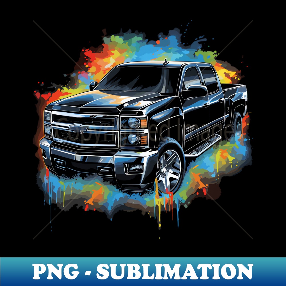 Chevy Silverado - Digital Sublimation Download File - Revolu | Inspire ...