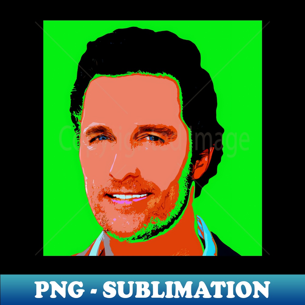 matthew mcconaughey - Unique Sublimation PNG Download - Unle - Inspire ...