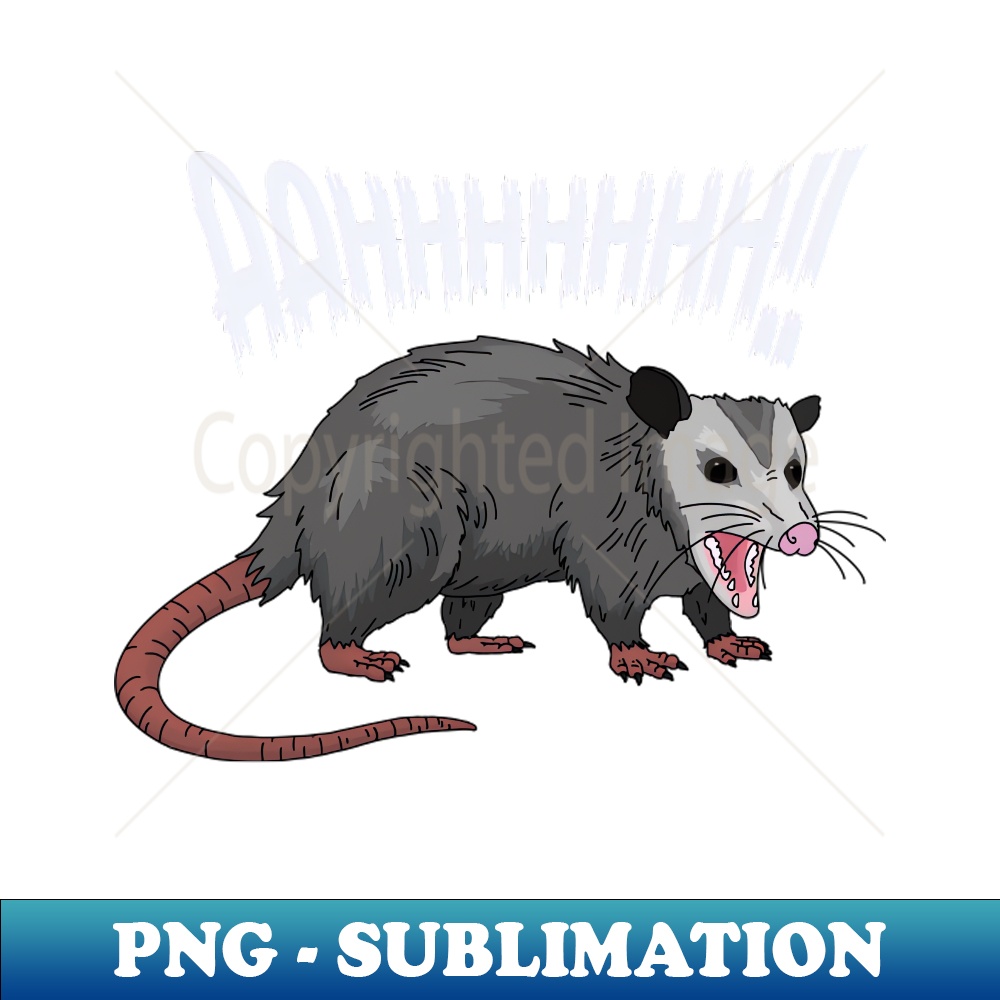 screaming possum - Vintage Sublimation PNG Download - Enhanc | Inspire Uplift