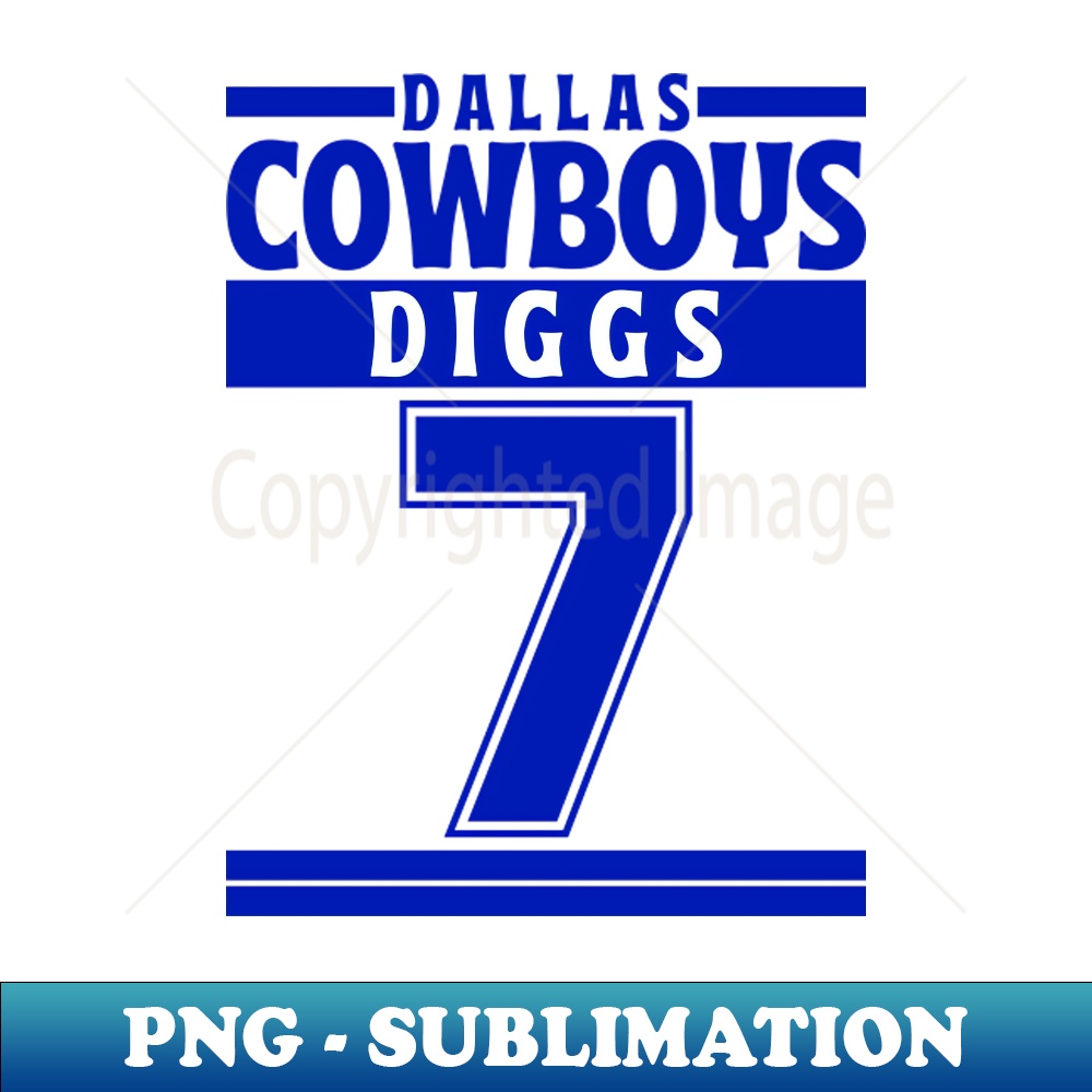 Dallas Cowboys Diggs 7 Edition 3 - Signature Sublimation PNG | Inspire ...