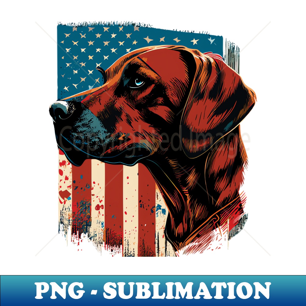 Patriotic Rhodesian Ridgeback - PNG Transparent Digital Down | Inspire ...