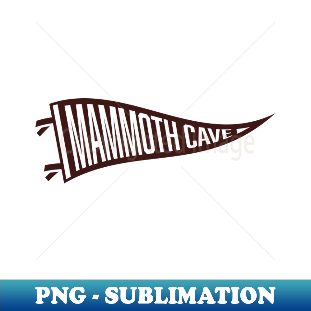 Mammoth Cave National Park Pennant - Brown - Aesthetic Subli | Inspire ...