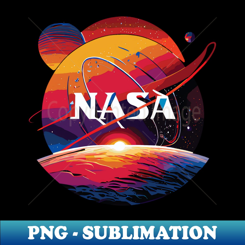 Nasa Space - Signature Sublimation PNG File - Perfect for Cr | Inspire ...