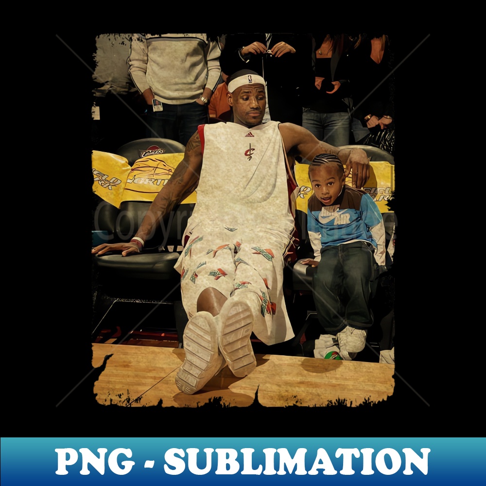 James and His Son Bronny James - PNG Transparent Digital Dow | Inspire ...