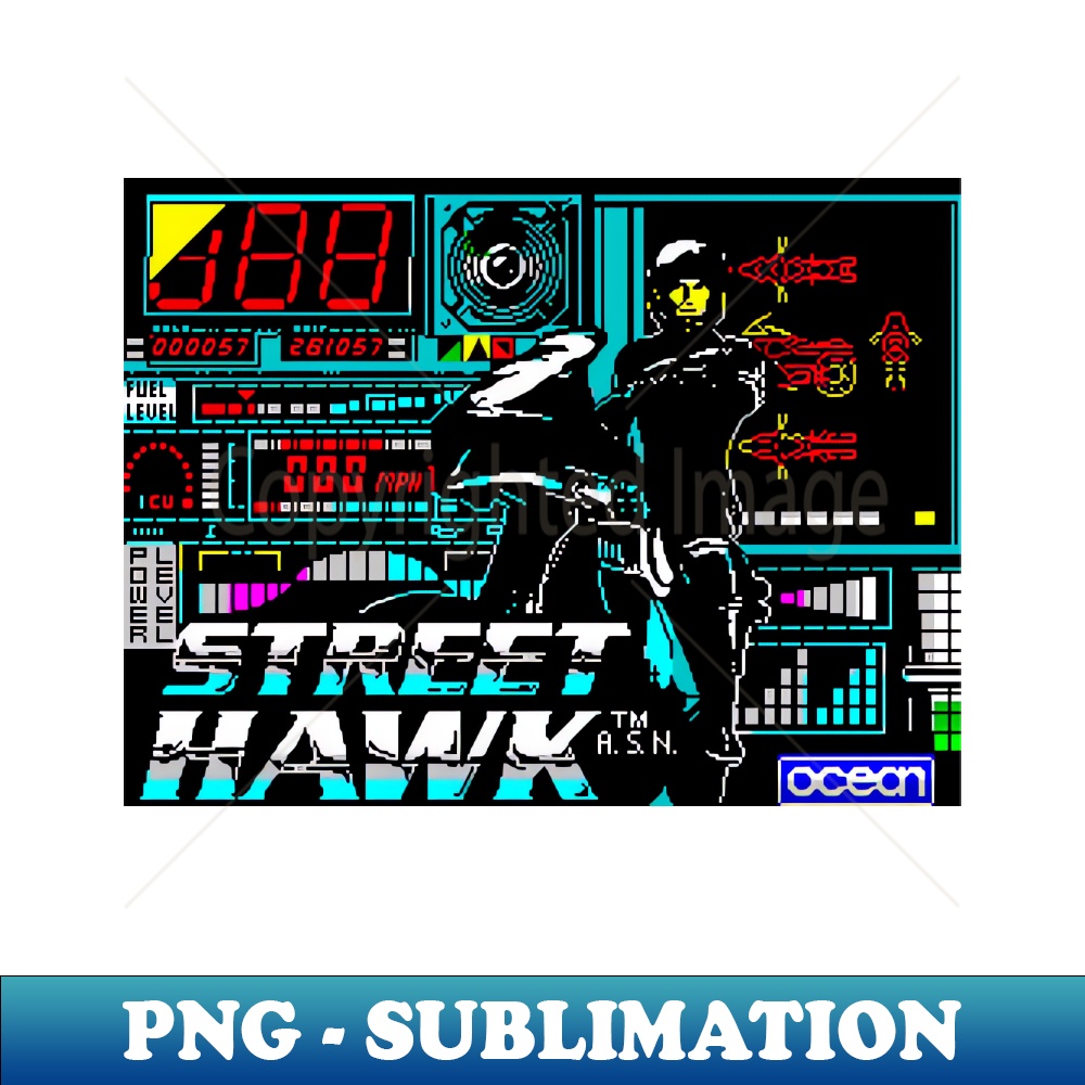 Street Hawk Game Screen - Digital Sublimation Download File | Inspire ...