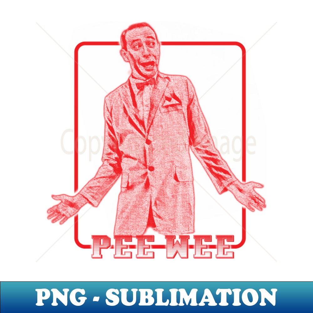Pee-wee Herman Pop Art Style - PNG Transparent Sublimation F - Inspire ...