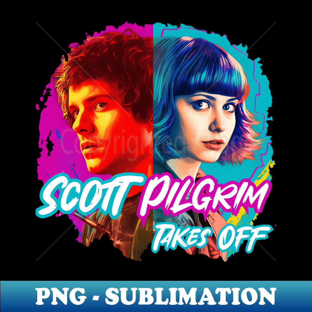 Scott Pilgrim Takes Off - Premium Sublimation Digital Downlo | Inspire ...
