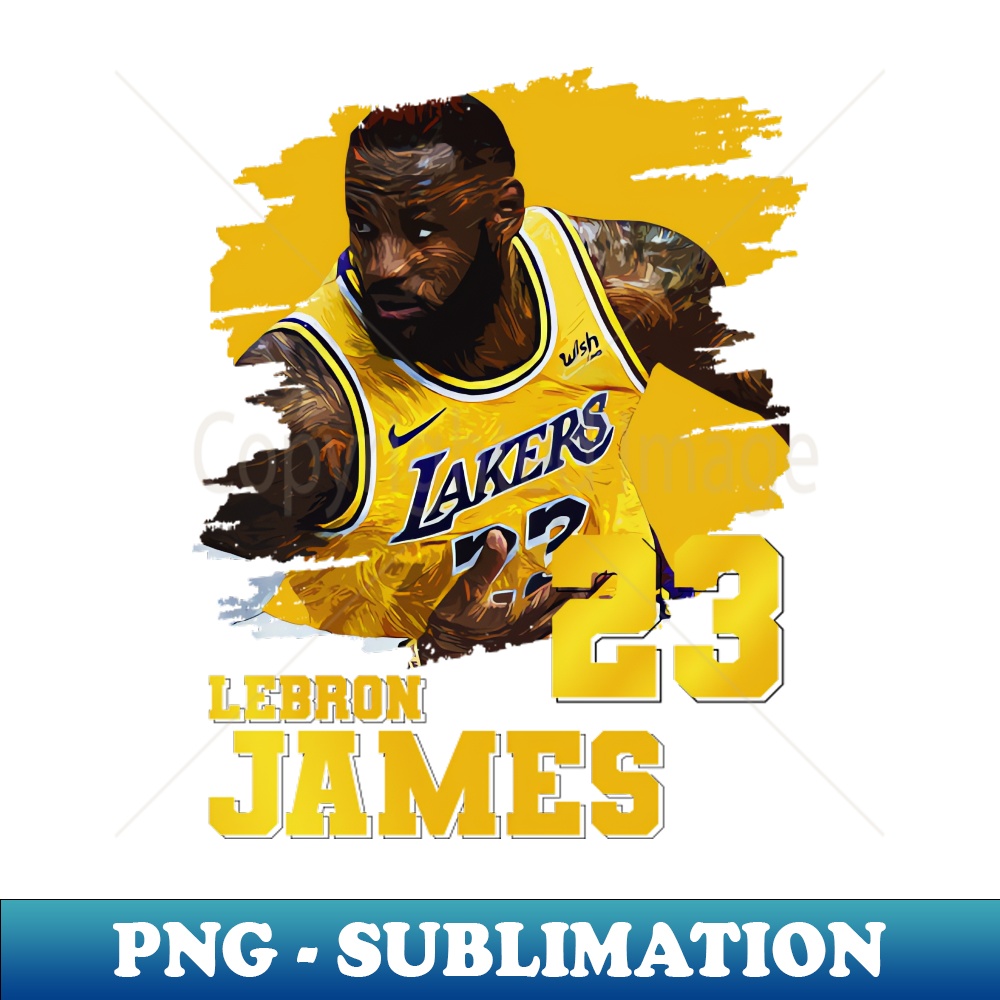 Lebron James - Artistic Sublimation Digital File - Unlock Vi | Inspire ...