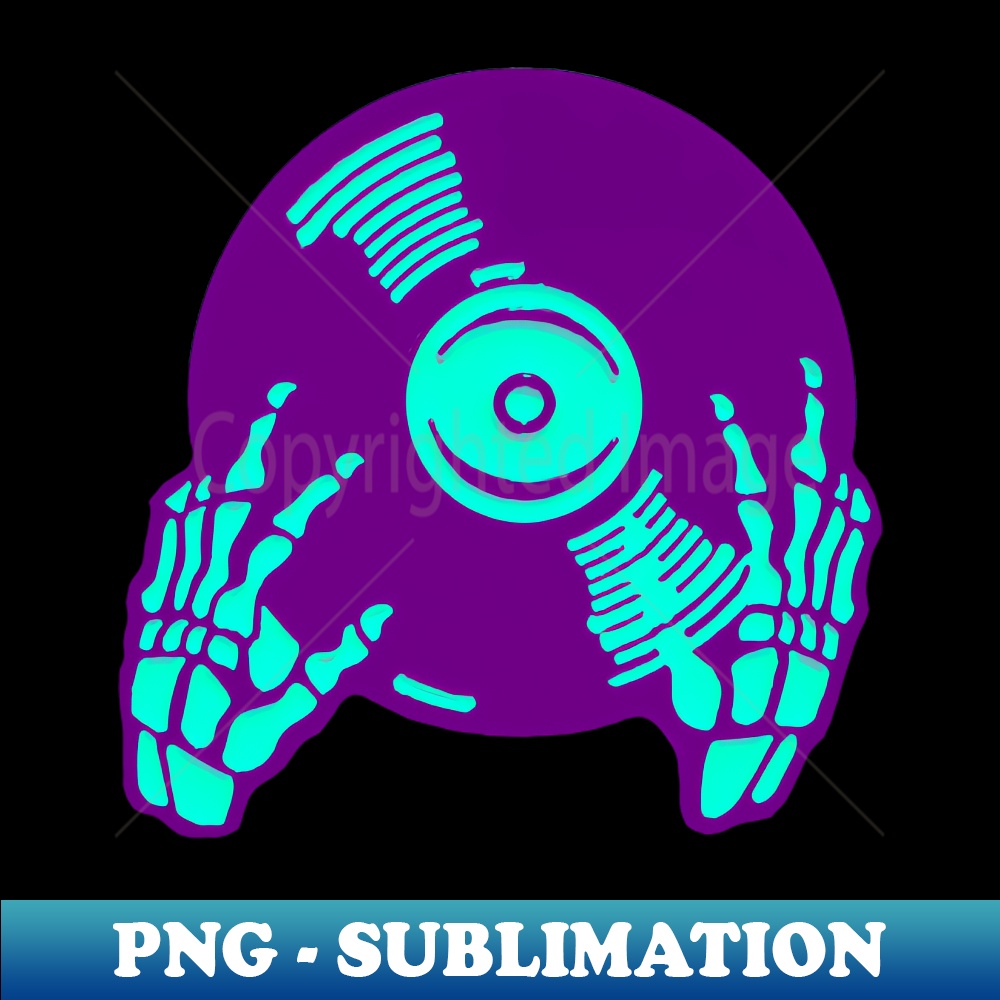 Neon Skeleton Vinyl - PNG Transparent Sublimation Design - R | Inspire ...