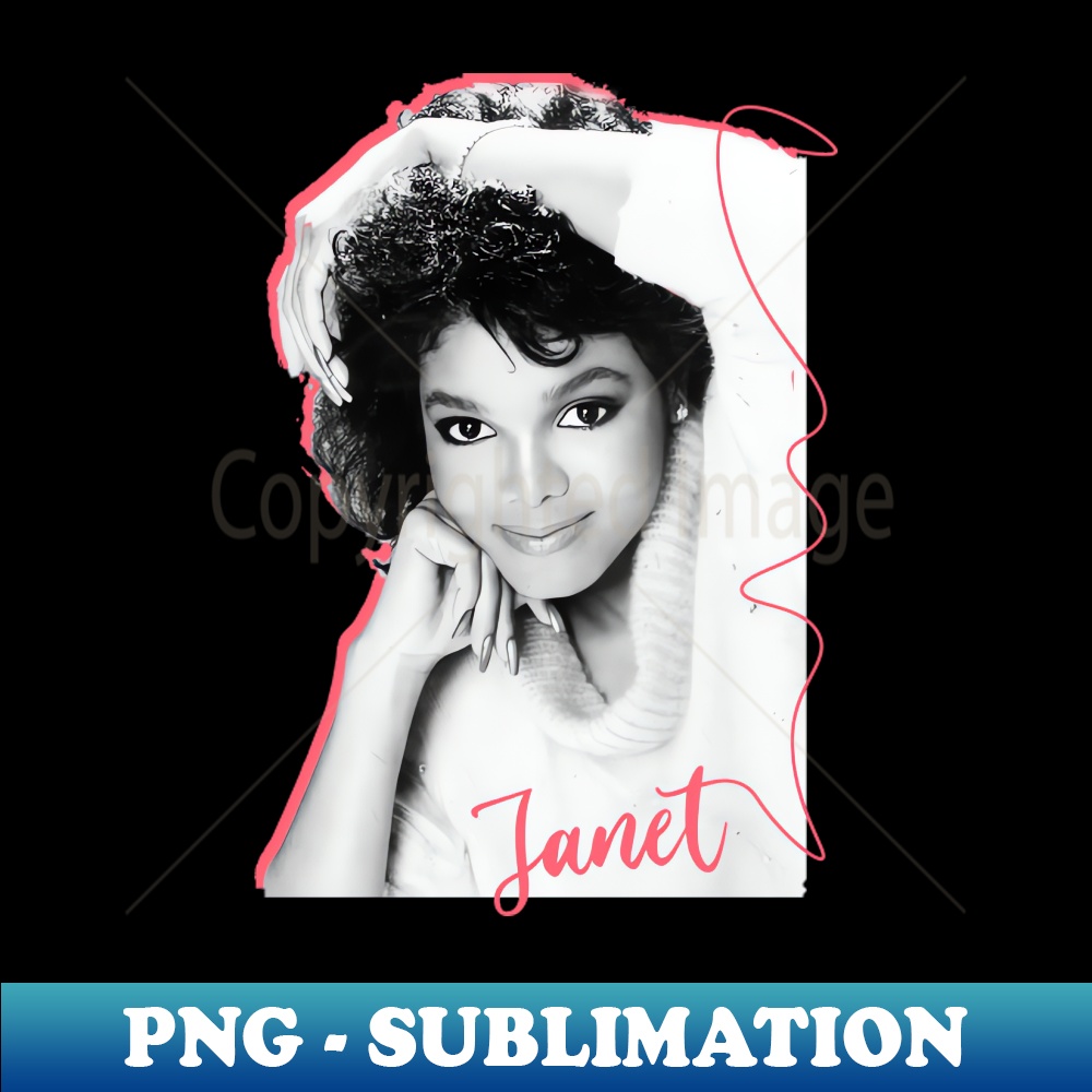 Janet 80s Aesthetic Original Fan Design - Stylish Sublimati - Inspire ...