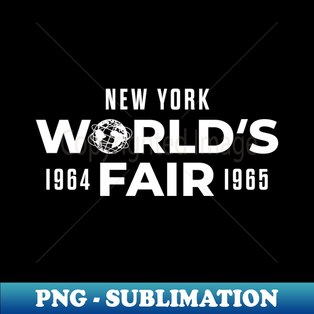1964-65 New York Worlds Fair - O Icon White - PNG Sublimatio - Inspire ...