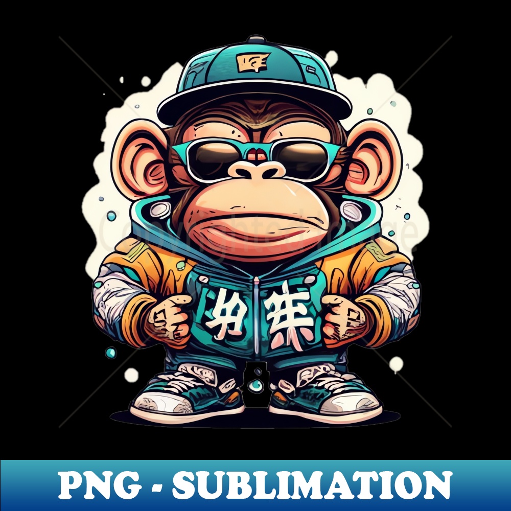 Cool Primate - Aesthetic Sublimation Digital File - Capture | Inspire ...