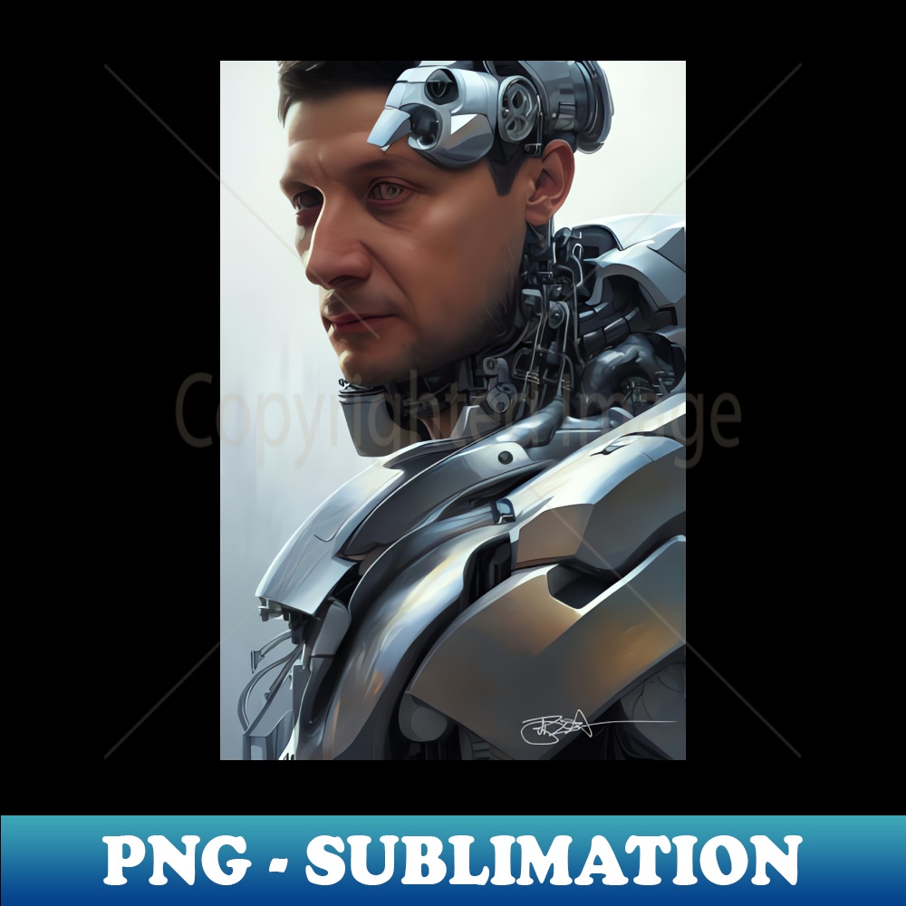 Surreal Cyborg Art - PNG Transparent Sublimation Design - In - Inspire ...