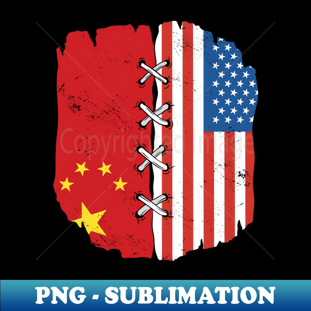 Proud Chinese American Heritage China USA Flags - Decorati | Inspire Uplift