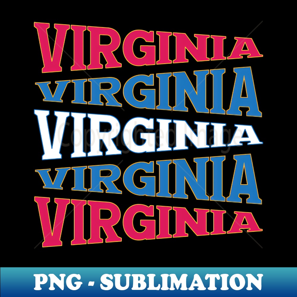 NATIONAL TEXT ART USA VIRGINIA - Exclusive Sublimation Digit | Inspire ...