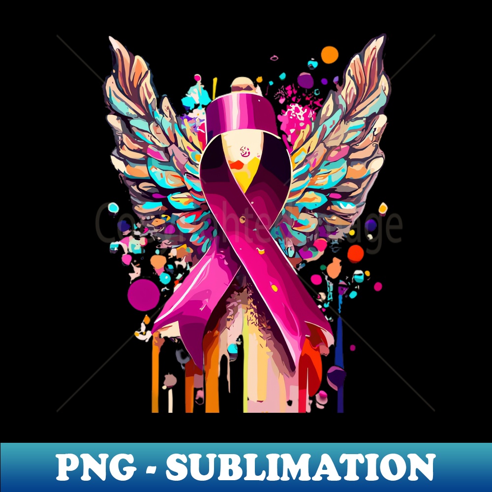 pink ribbon - PNG Sublimation Digital Download - Stunning Su | Inspire ...