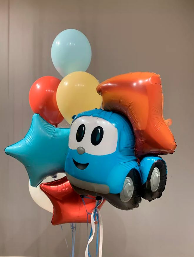 Set of balloons Lev's Truck Leo the Truck Leva | Inspire Uplift