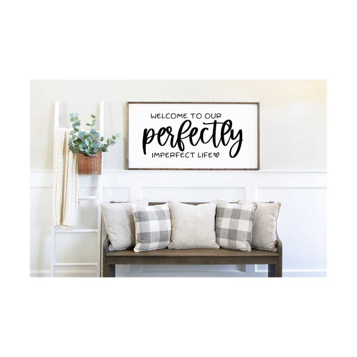 Welcome To Our Perfectly Imperfect Life SVG | Family Svg | W | Inspire ...