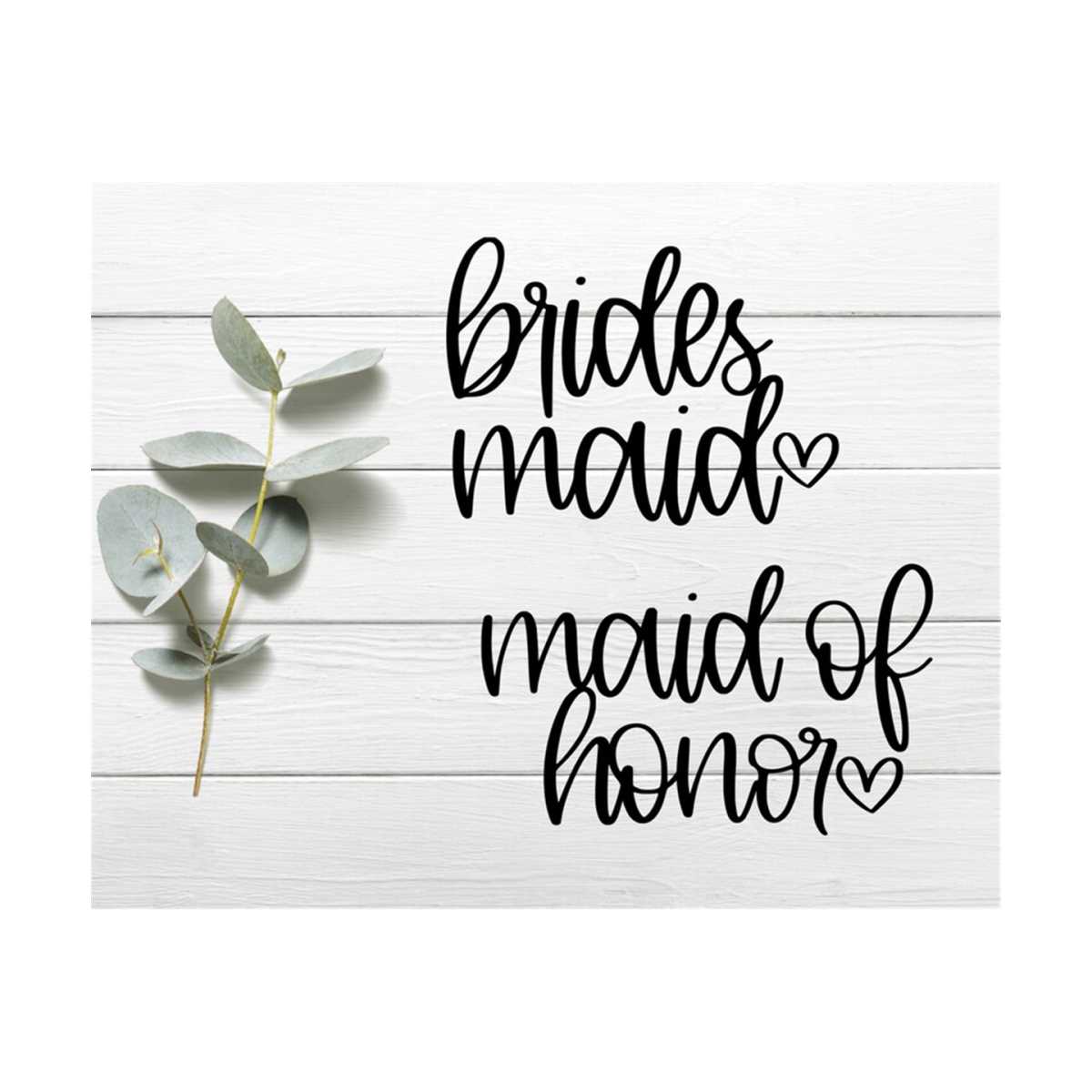 Bridesmaid SVG | Maid Of Honor Svg | Bride Svg | Wedding Svg | Inspire ...