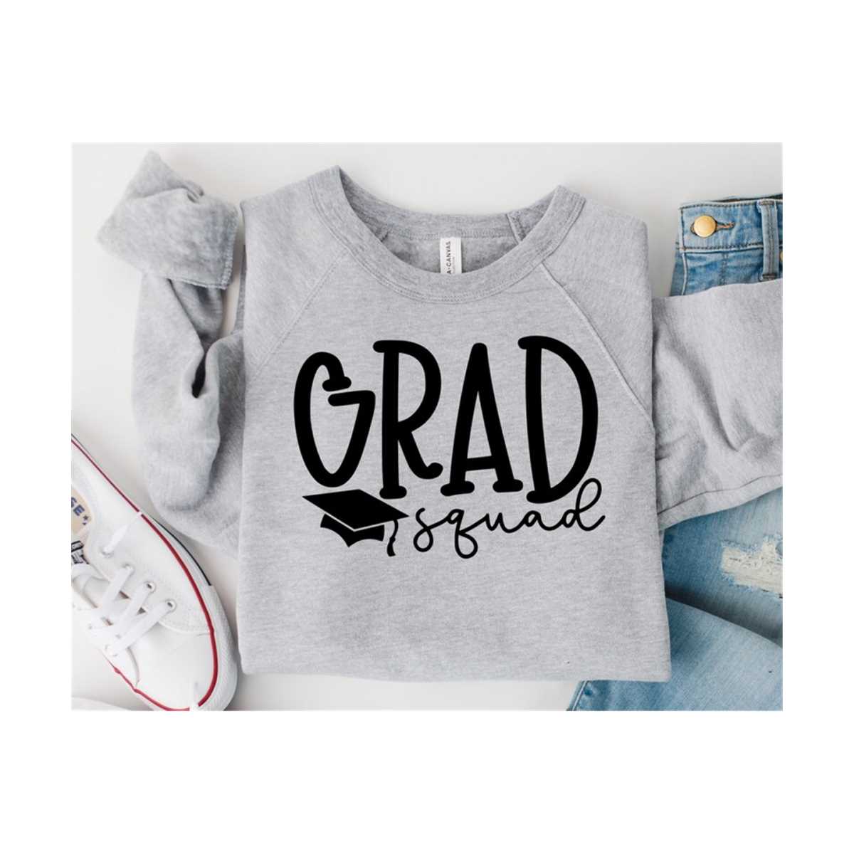 Grad Squad SVG | Graduation Svg | Grad Svg | 2021 Svg | Coll - Inspire ...