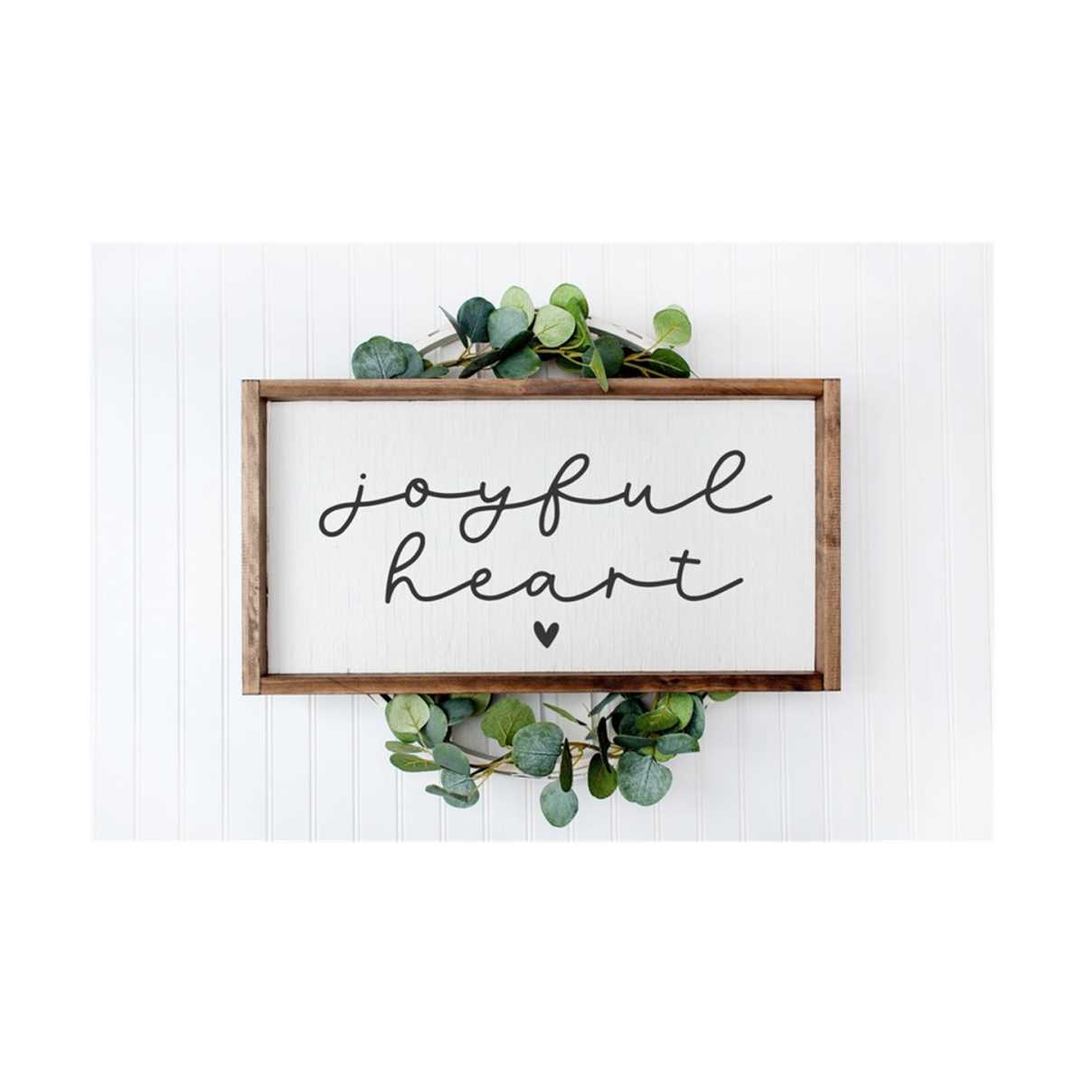 Joy SVG | Joyful Heart | Grateful Heart Svg | Be Grateful Sv | Inspire ...